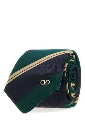 Valentino Garavani Embroidered Jacquard Tie - Multicolor