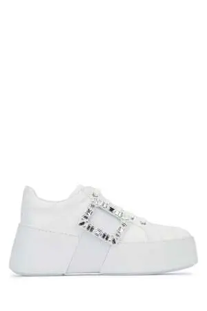 ROGER VIVIER Viv Skate High Strass Sneakers - Multicolor