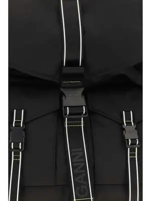 GANNI Re-tech Backpack - Black