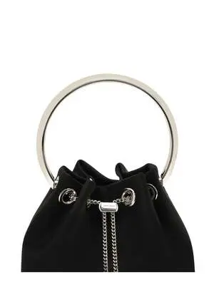 JIMMY CHOO Bon Bon Bucket Bag - Black
