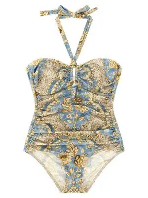 Zimmermann Daylight One-piece Swimsuit - Blue