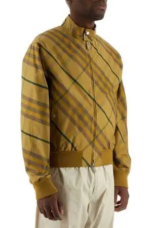 Burberry Embroidered Cotton Bomber Jacket - Multicolor