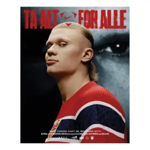 Nike Norway National Soccer Team Poster