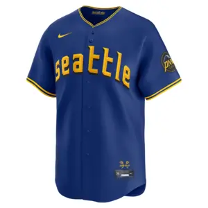 Nike Ken Griffey Jr. Seattle Mariners City Connect Dri-fit Mlb Limited Jersey - Blue