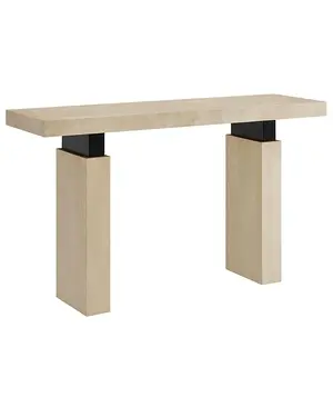 MODWAY Piston 52" Rectangular Wood Console Table - Natural