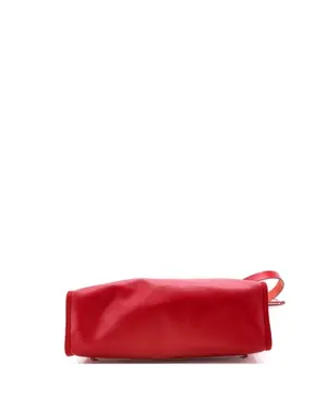 Hermès 31 Herbag Zip Berline Vache Canvas And Leather - Red