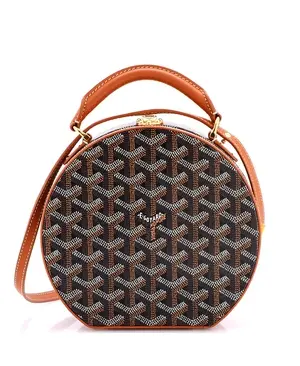 Goyard Alto Hatbox Bag Coated Canvas - Brown