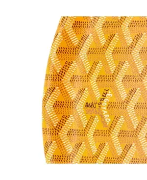 Goyard Hirondelle Shoulder Bag Coated Canvas And Leather - Yellow