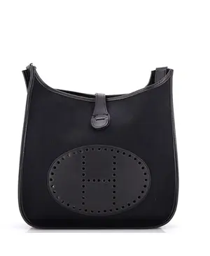 Hermès Gm Evelyne Bag Gen I Toile And Leather