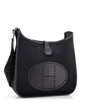 Hermès Gm Evelyne Bag Gen I Toile And Leather