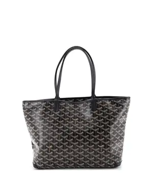 Goyard Pm Artois Tote Coated Canvas - Black