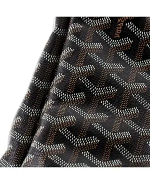 Goyard Pm Artois Tote Coated Canvas - Black