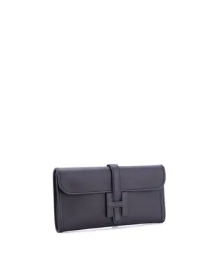 Hermès 29 Jige Elan Clutch Swift - Black