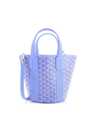 Goyard Pm Belharra Tote Coated Canvas - Blue