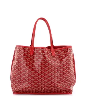 Goyard Pm Anjou Reversible Tote Coated Canvas - Red