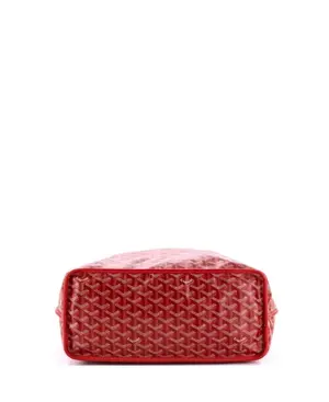 Goyard Pm Anjou Reversible Tote Coated Canvas - Red