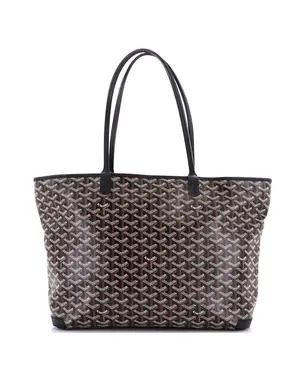 Goyard Mm Artois Tote Coated Canvas - Black