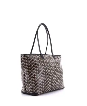 Goyard Mm Artois Tote Coated Canvas - Black