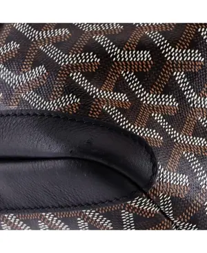 Goyard Mm Artois Tote Coated Canvas - Black