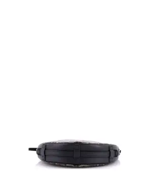 Goyard Hirondelle Shoulder Bag Coated Canvas And Leather - Black