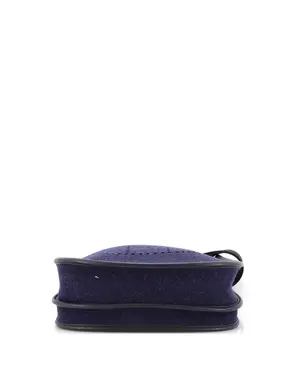 Hermès Pm Evelyne Bag Gen Iii Felt - Blue