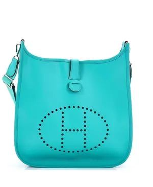 Hermès Gm Evelyne Bag Gen Iii Epsom - Blue