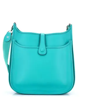 Hermès Gm Evelyne Bag Gen Iii Epsom - Blue