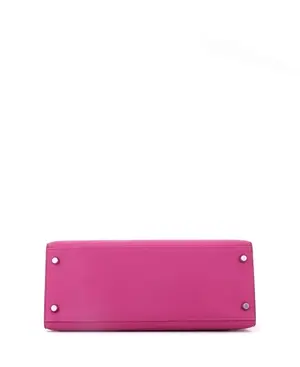 Hermès Kelly 28 Handbag Pink Epsom With Palladium Hardware - Rose Pourpre