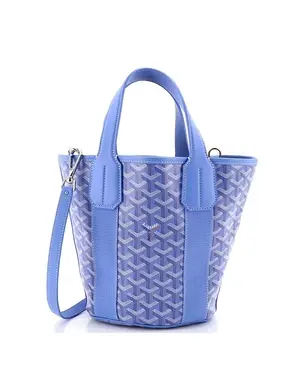 Goyard Pm Belharra Tote Coated Canvas - Blue