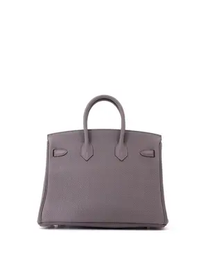 Hermès Birkin 25 Handbag Grey Togo With Gold Hardware - Gris Meyer