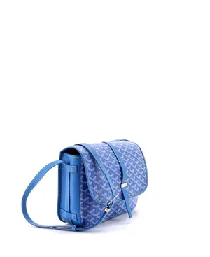 Goyard Mm Belvedere Ii Messenger Bag Coated Canvas - Blue