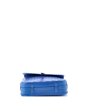 Goyard Mm Belvedere Ii Messenger Bag Coated Canvas - Blue