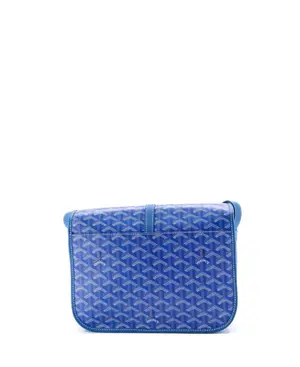 Goyard Mm Belvedere Ii Messenger Bag Coated Canvas - Blue