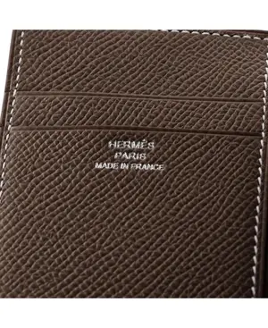 Hermès Mc2 Euclide Card Holder Case Leather