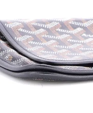 Goyard Plumet Clutch Wallet Coated Canvas - Black
