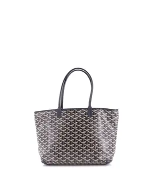 Goyard Pm Artois Tote Coated Canvas - Black