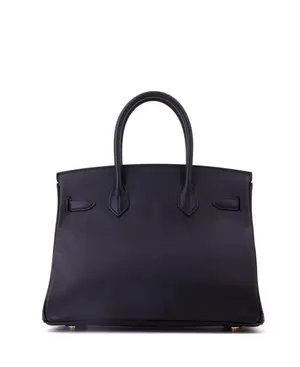 Hermès Birkin 30 Handbag Black Epsom With Gold Hardware - Noir