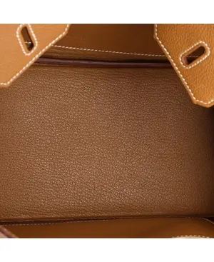 Hermès Birkin 25 Handbag Brown Togo With Hardware - Gold