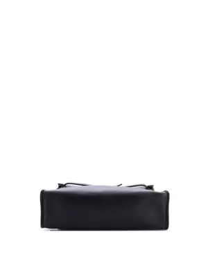 Hermès 31 Herbag Zip Berline Vache Canvas And Leather - Black