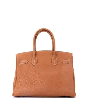 Hermès Birkin 30 Handbag Brown Togo With Palladium Hardware - Gold