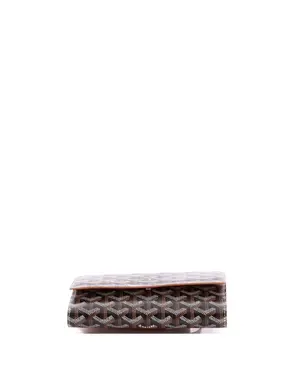 Goyard Varenne Continental Wallet With Strap Coated Canvas