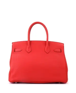 Hermès Birkin 30 Handbag Red Togo With Palladium Hardware