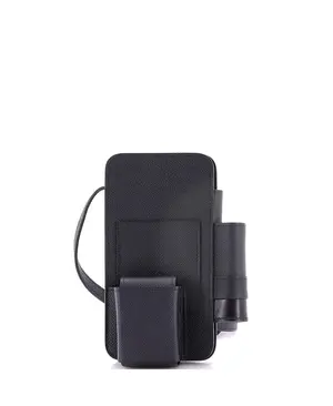 Hermès Hermesway Phone Case Crossbody Bag Epsom - Black