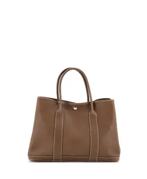 Hermès 36 Garden Party Tote Leather - Gray