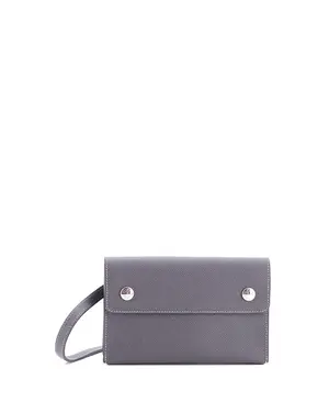 Hermès Hermesnap Wallet Bag Epsom Gray