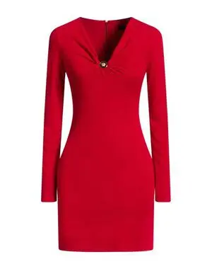 Versace Mini Dress Size Polyester, Elastane - Red
