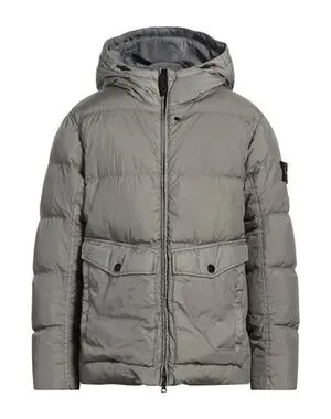 Stone Island Man Puffer Grey Size S Polyamide Grey