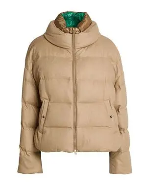 Herno Puffer Size Silk, Cashmere, Polyamide - Camel