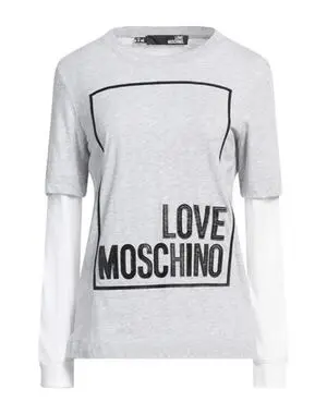 Moschino T-shirt Light Size Cotton, Elastane - Grey