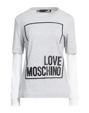Moschino Printed T-shirt With Long Sleeves